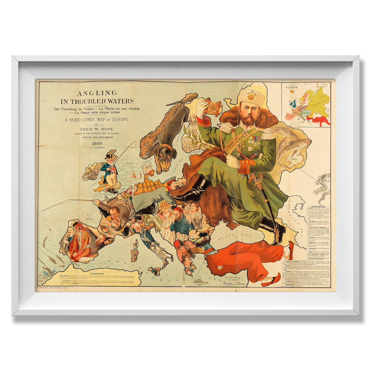 Angling in Troubled Waters Historic map – Amazing Maps
