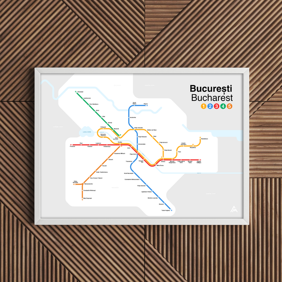Bucharest Metro map – Amazing Maps