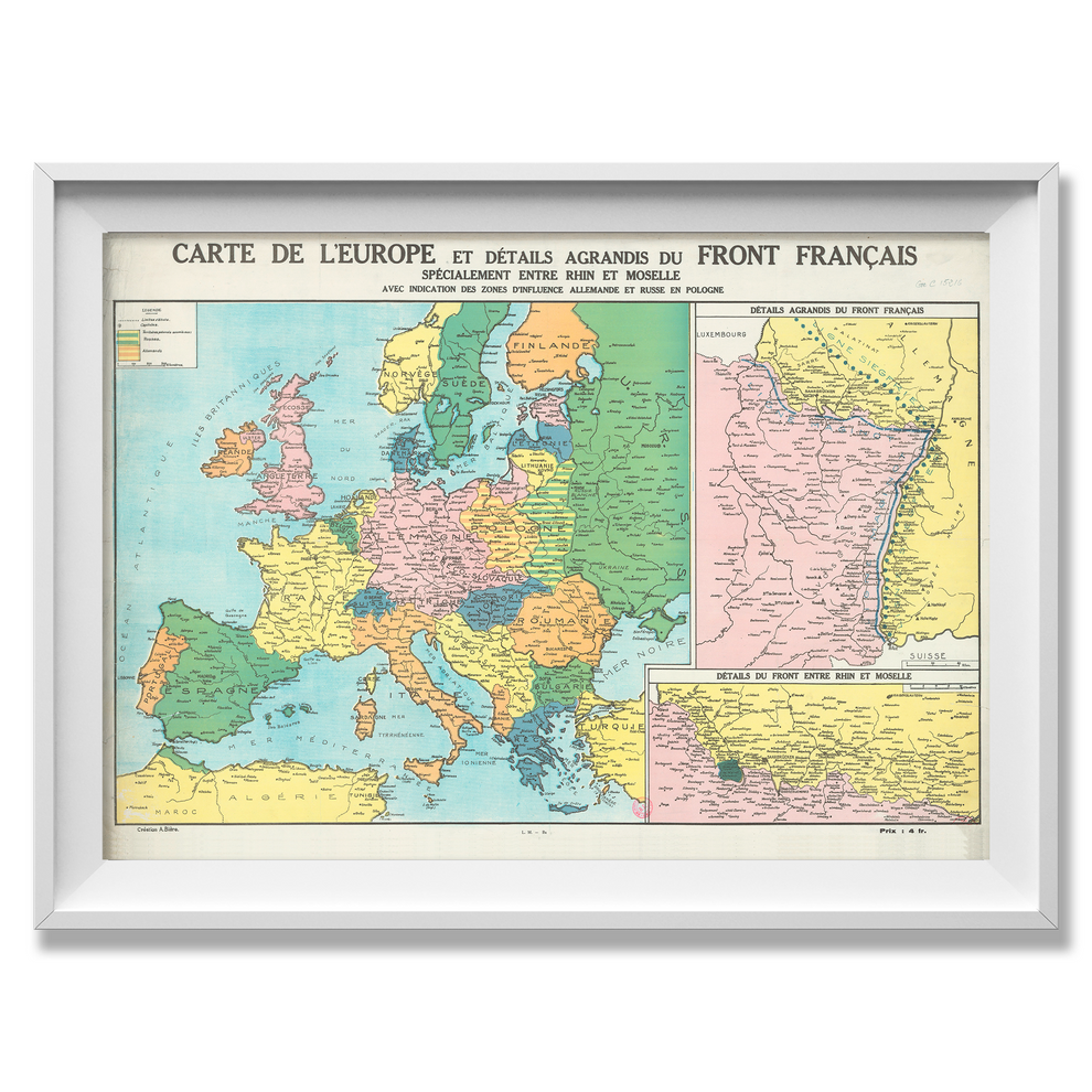 Map of Europe in WW2 & the French Front – Amazing Maps