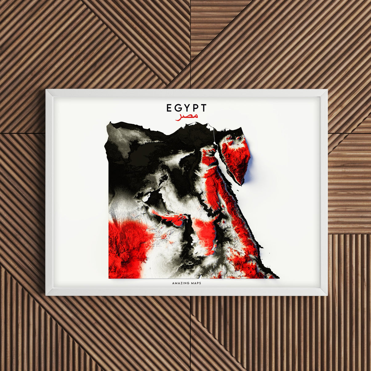 Egypt Relief map – Amazing Maps