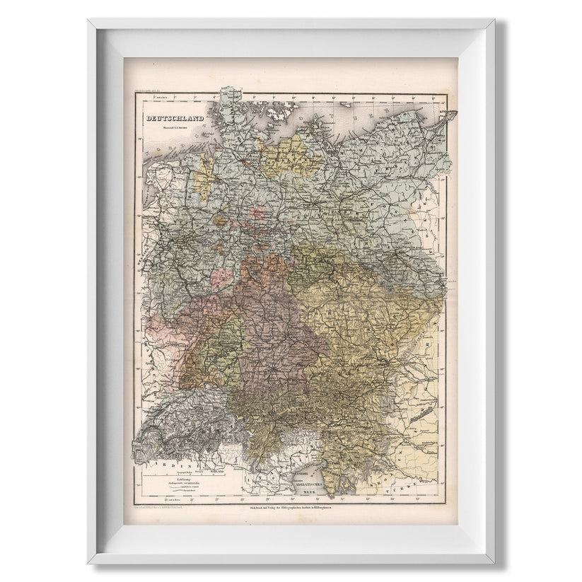 Historic Map of German Lands – Amazing Maps