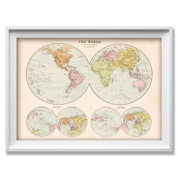 Map of the World - George Phillip & Son – Amazing Maps