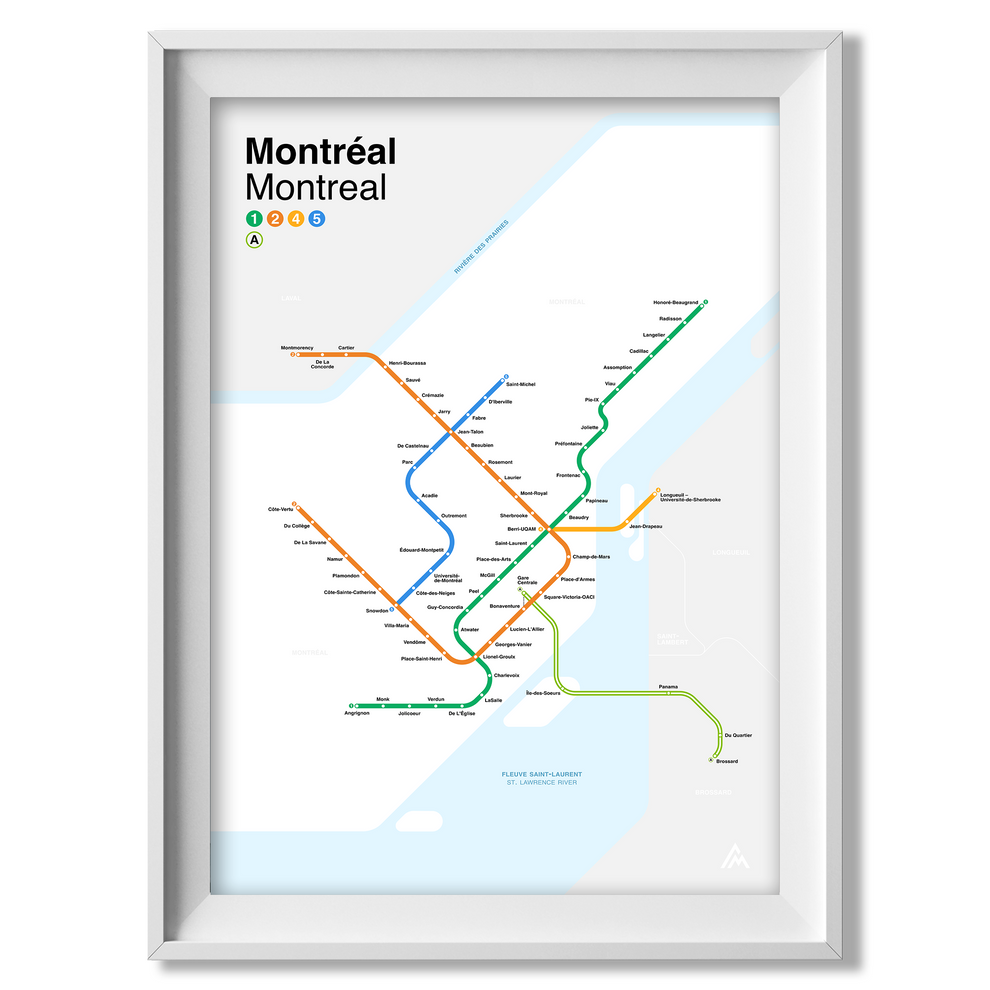Montreal Metro map – Amazing Maps