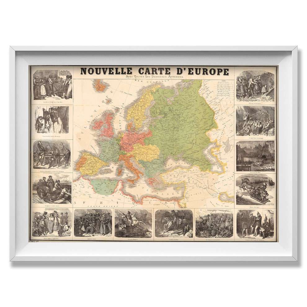 Nouvelle Carte D'Europe - Historic French Map of Europe – Amazing Maps