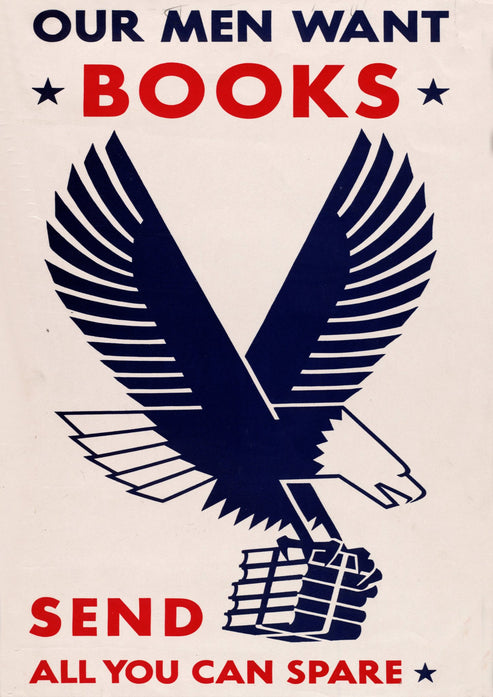 Our Men Want Books - American Poster – Amazing Maps