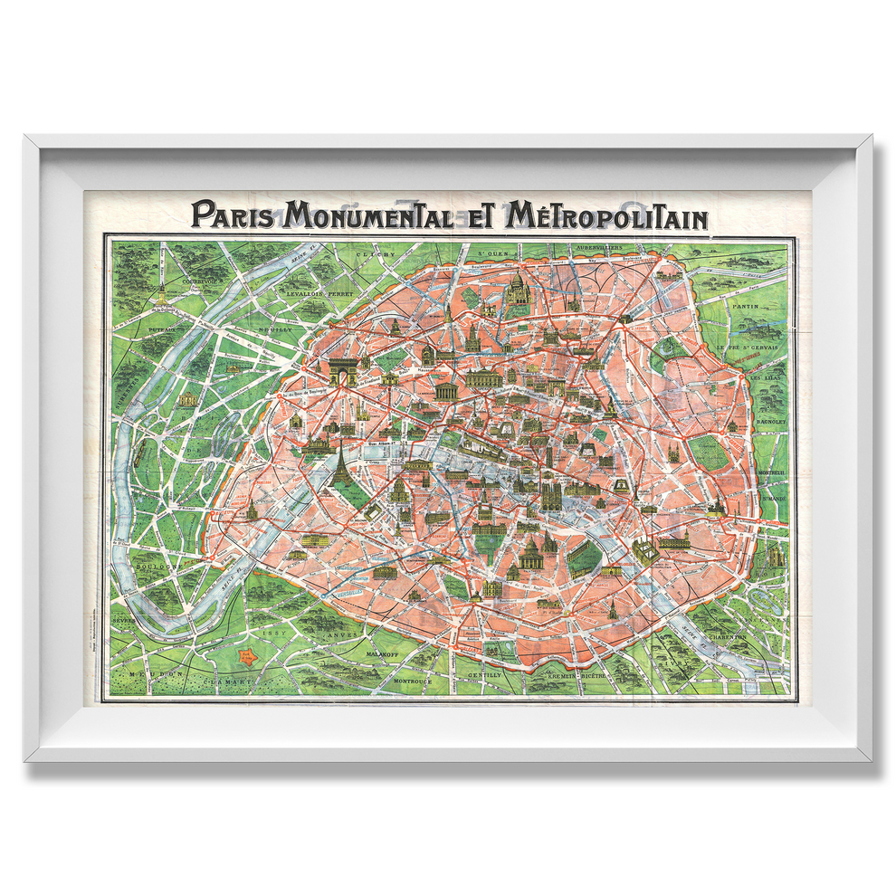 Historic Map of Paris – Amazing Maps