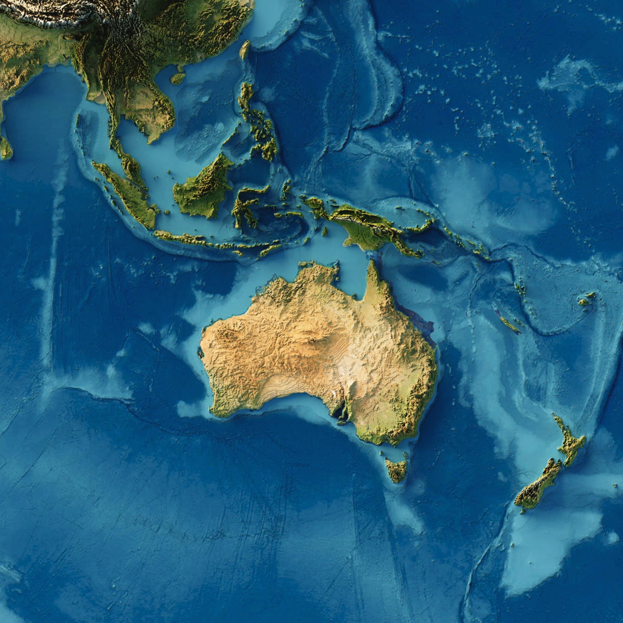 Realistic World Relief map – Amazing Maps