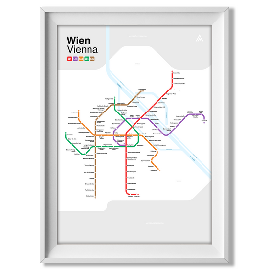 Vienna Metro map – Amazing Maps