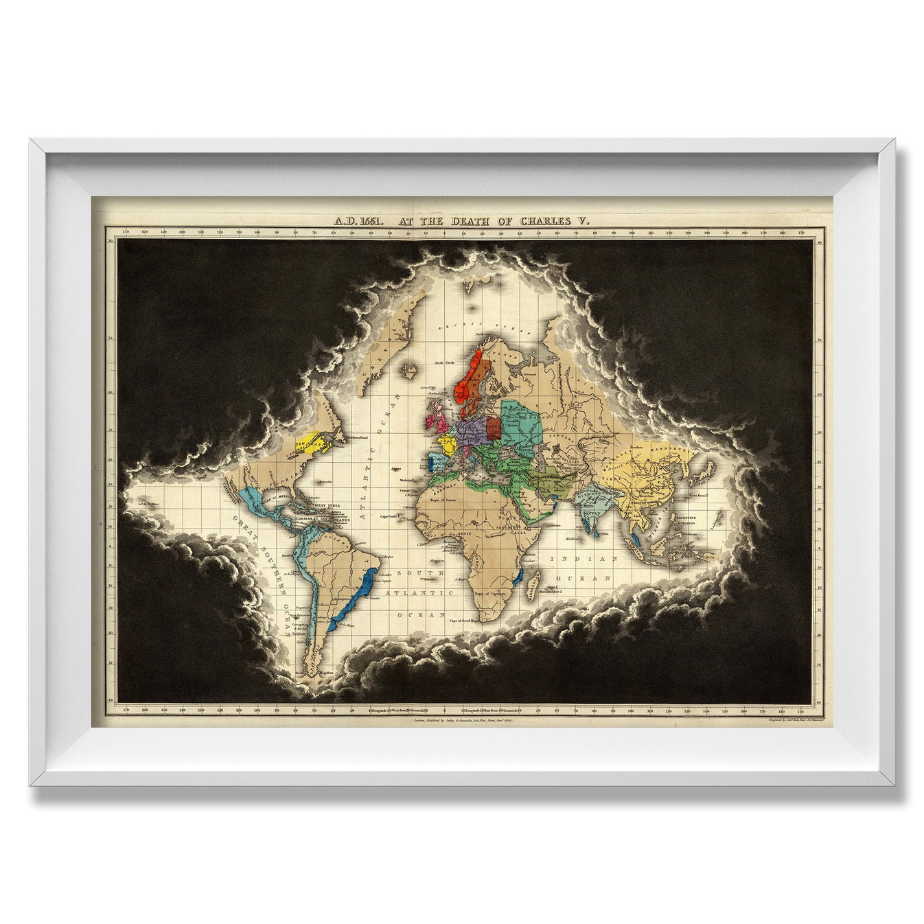 World in 1551 Historic – Amazing Maps