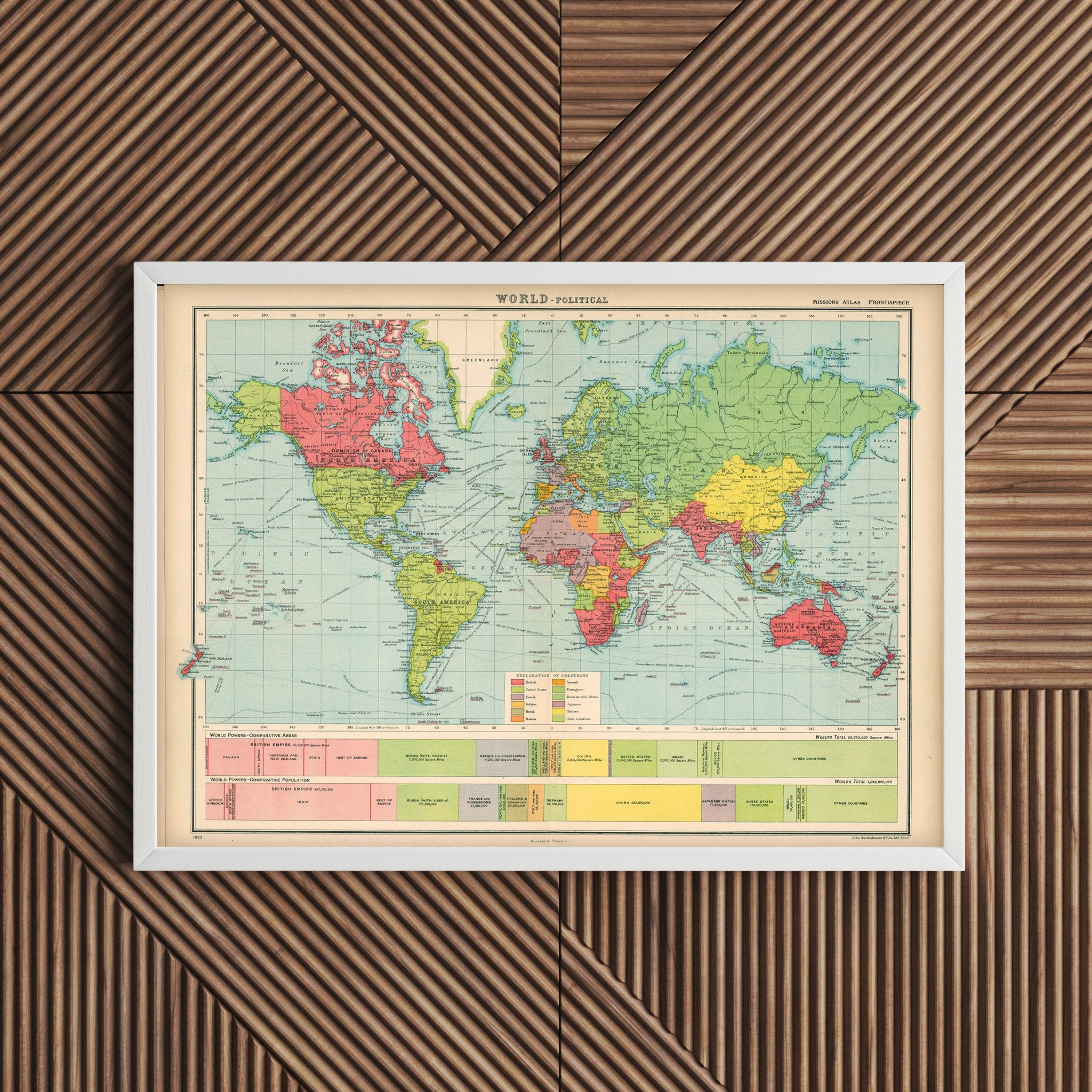 World in 1923 Political Map – Amazing Maps